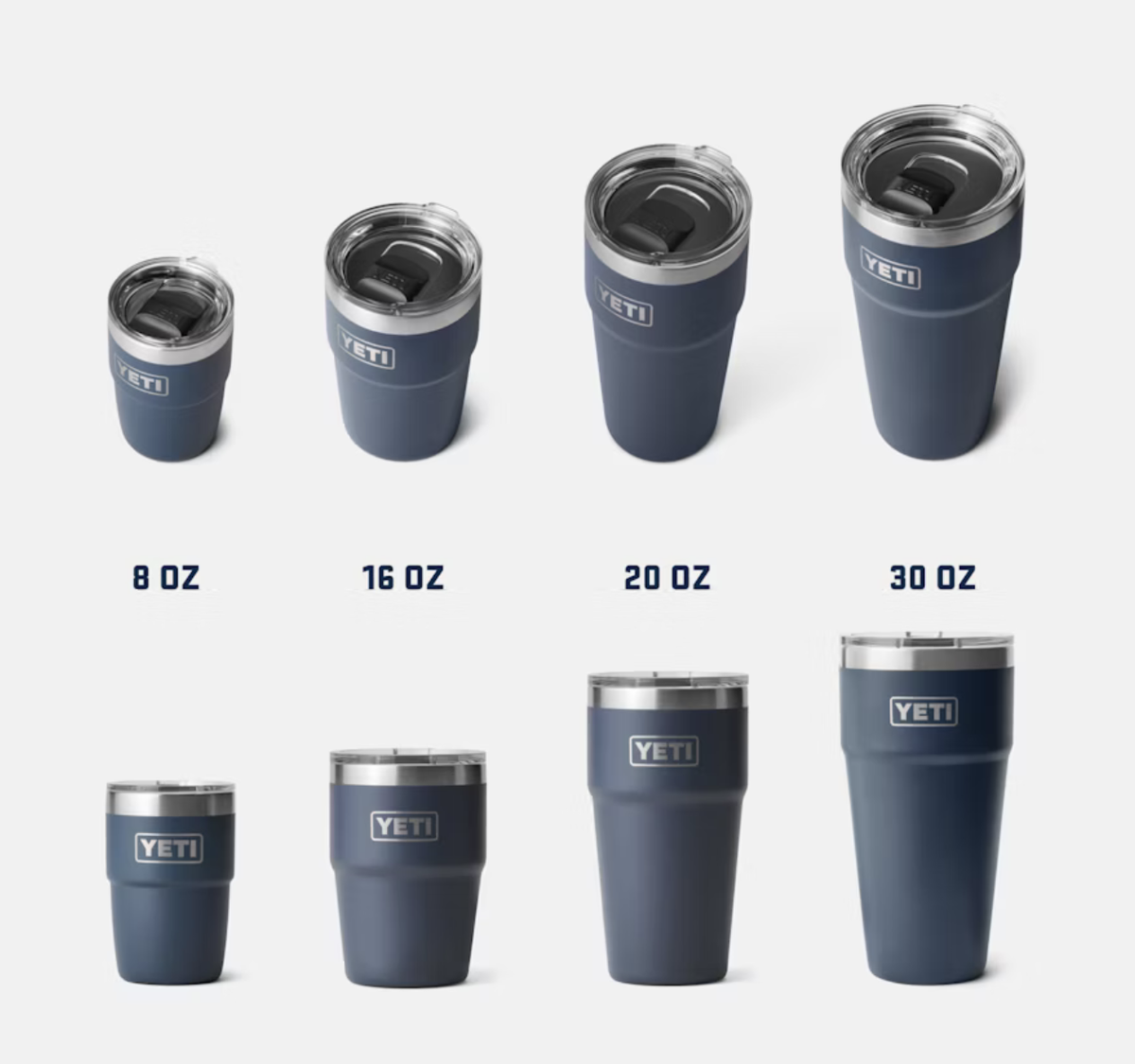 Yeti | Rambler Stackable Cup - 8oz – Emerald Water Anglers