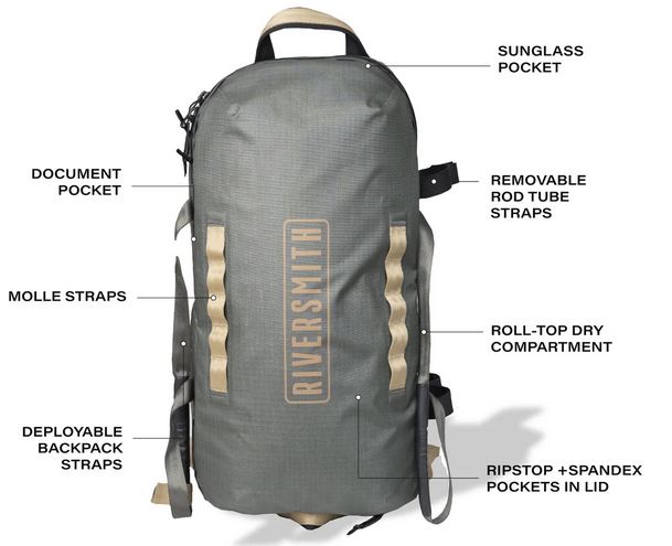 RIVERSMITH | Convoy Duffel 45L – Emerald Water Anglers